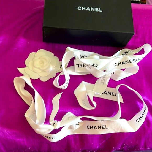 CHANEL | Accessories | Chanel Camilla Flower Chanel Ribbons | Poshmark